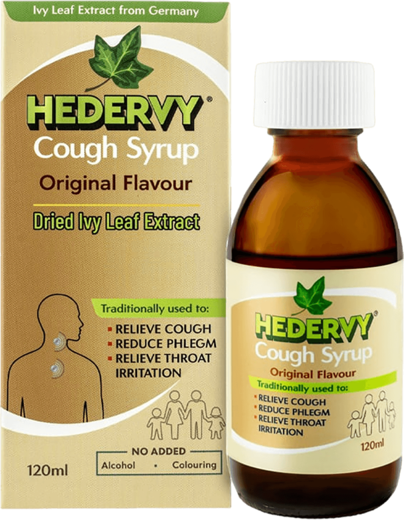 Ivy Leaf Clinically Shown to Relieve Cough - Hedervy